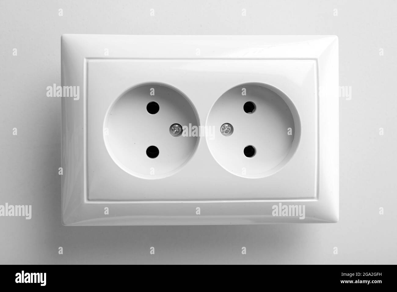 Socket isolated on white Stock Photo - Alamy
