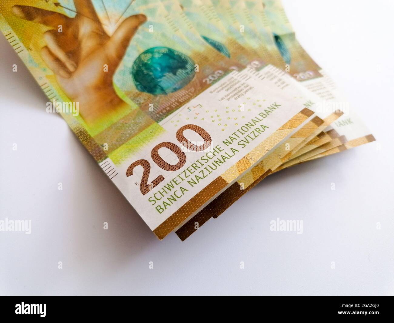 Swiss francs stack hi-res stock photography and images - Alamy