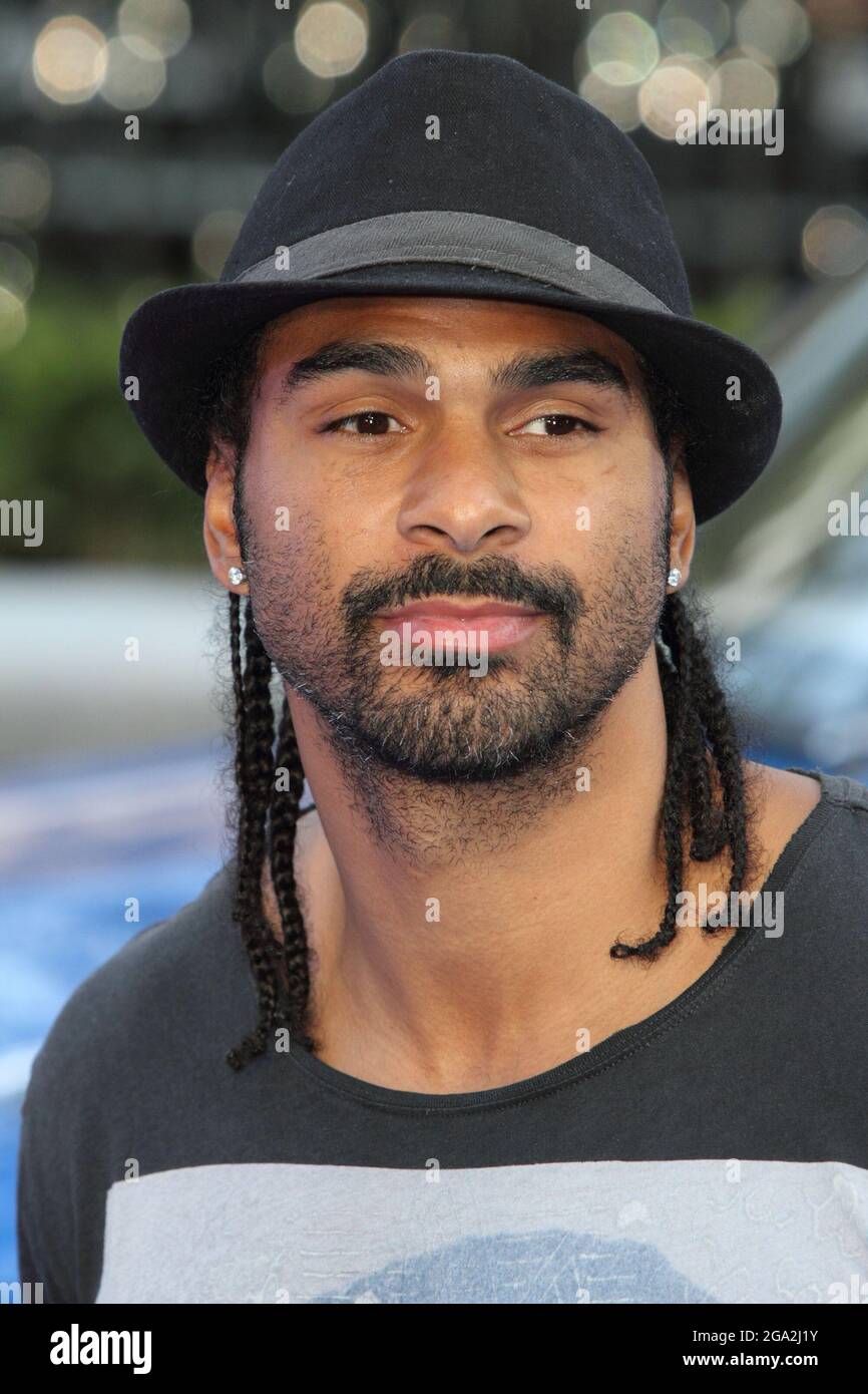 London. UK. David Haye at the World Premiere of Fast and Furious 6 at ...