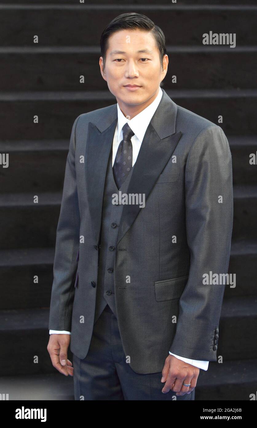 London. UK. Sung Kang at the World Premiere of Fast and Furious 6 at ...
