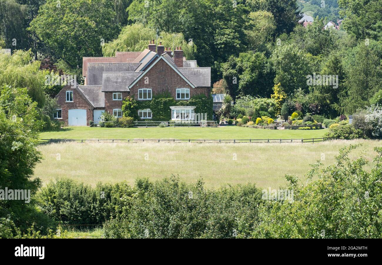 Houses in a country setting Stock Photo - Alamy