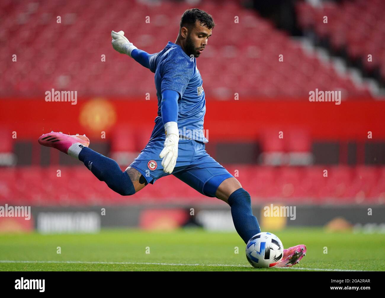 Brentford goalkeeper David Raya Martin during the pre-season friendly ...