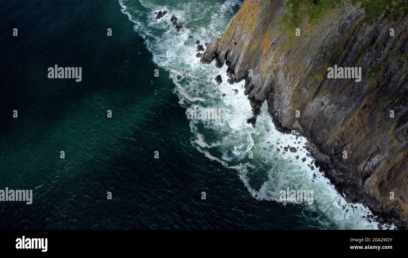 Aerial view oregon coast hi-res stock photography and images - Alamy