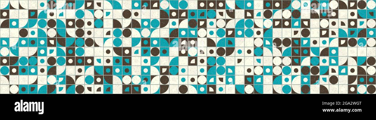 Abstract Geometrical generative computational art illustration Stock ...
