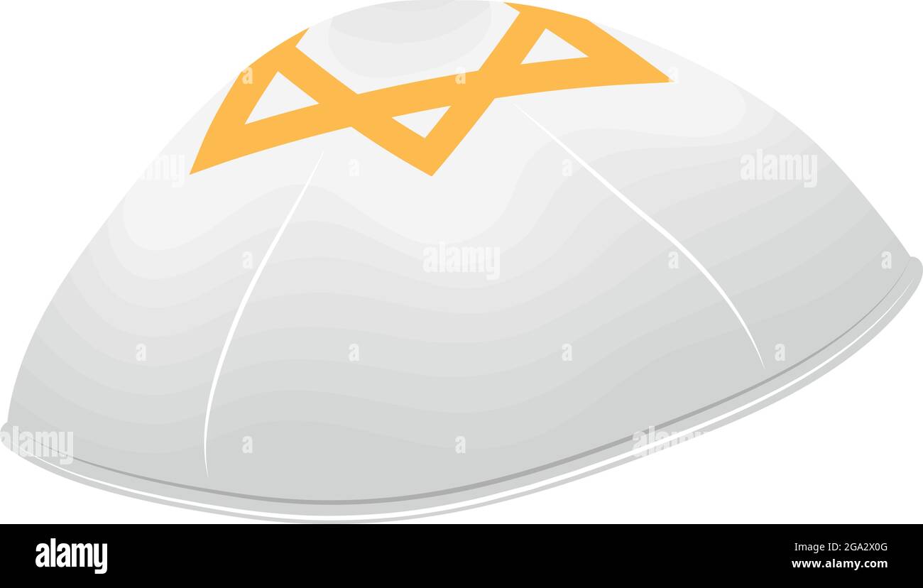 Jewish kipa hat religious icon Stock Vector Image & Art - Alamy