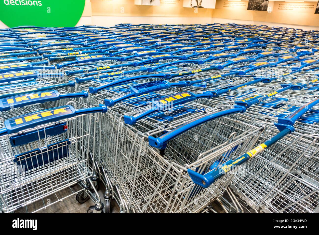 IKEA DIY store trolley Stock Photo - Alamy