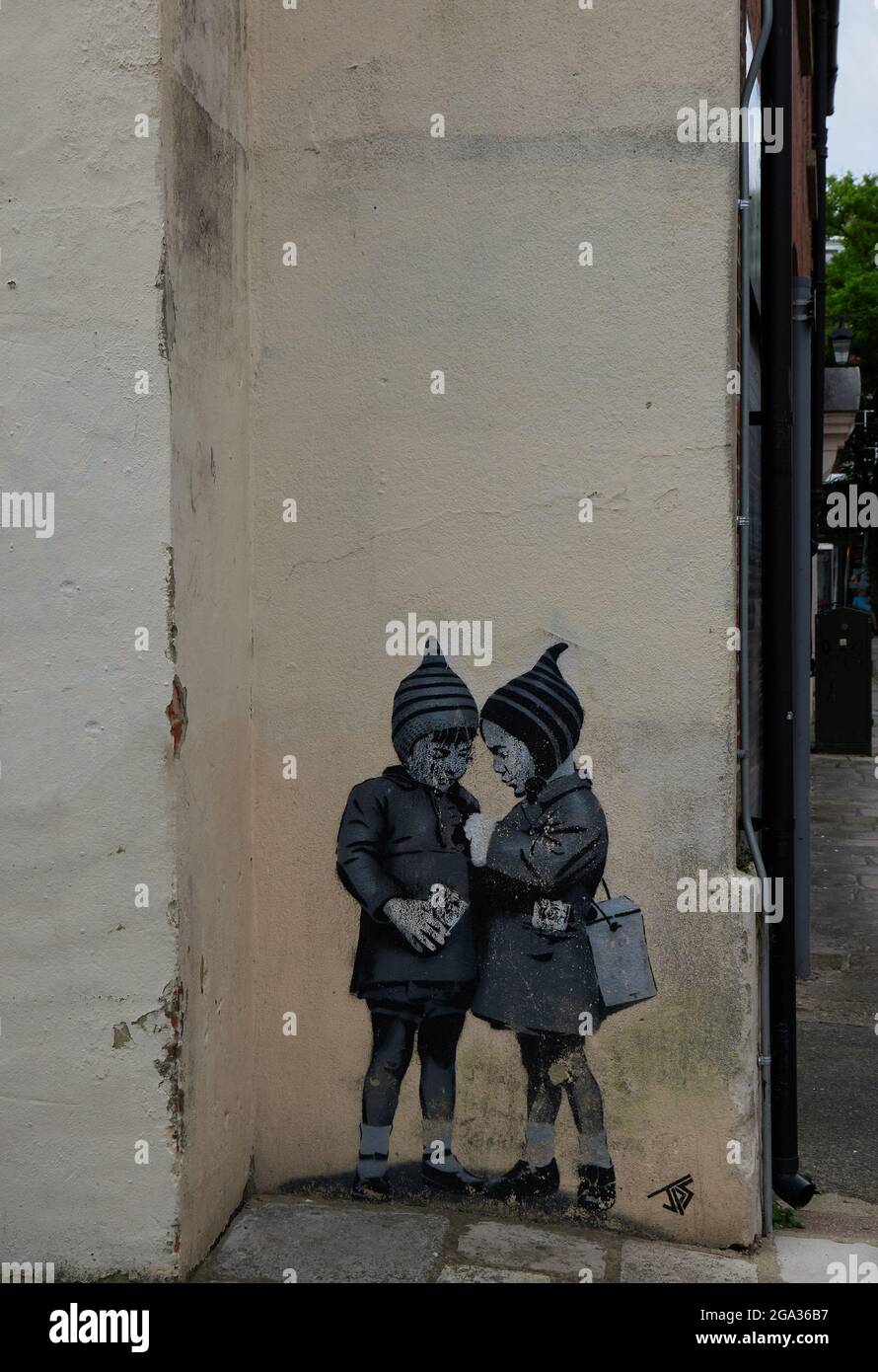 Exterior mural painting by the artist Jamie Paul Scanlon or JPS seen in ...