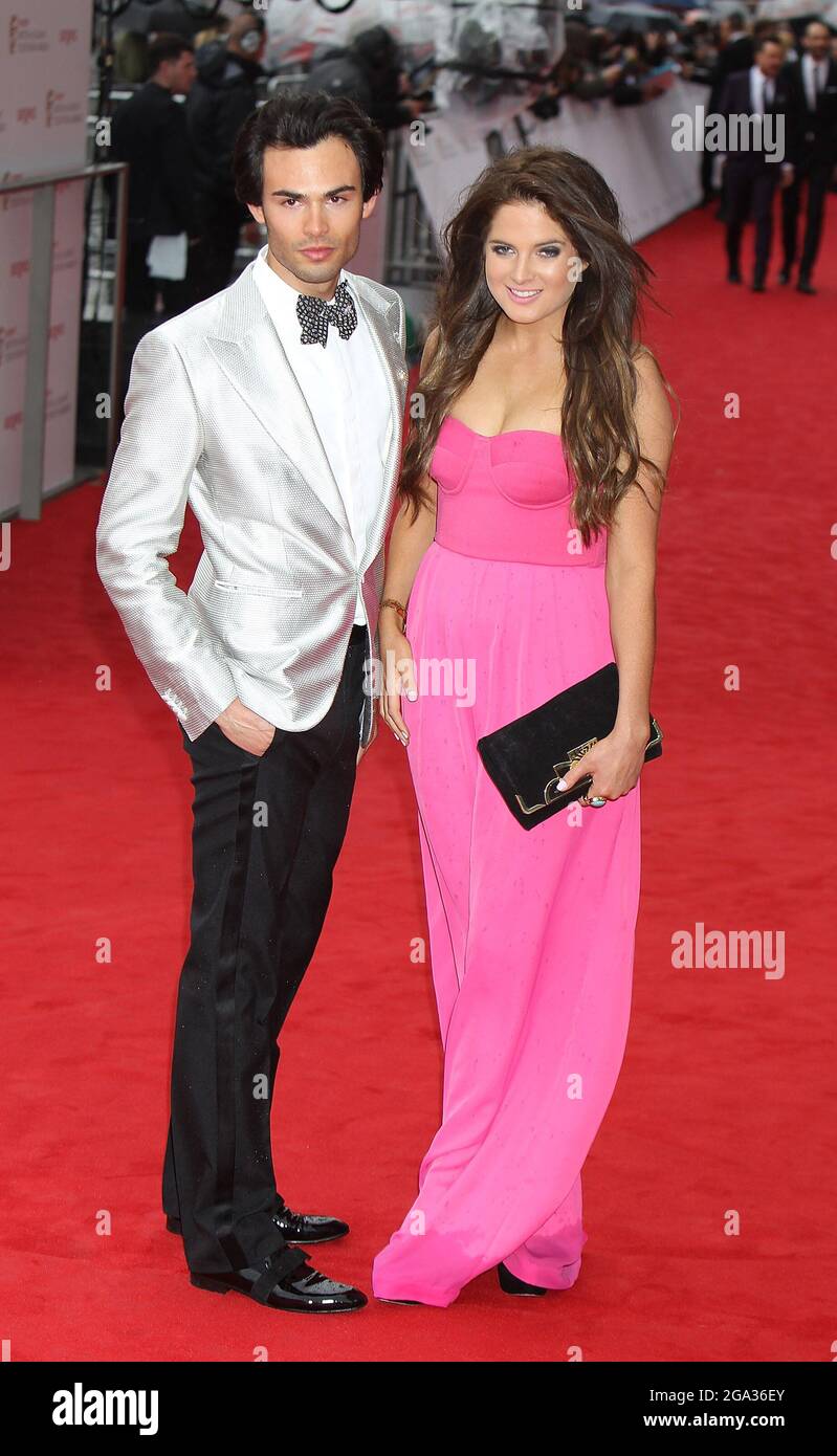 London. UK. Mark-Francis Vandelli and Binky Felstead at the Arquiva British Academy TV Awards ...