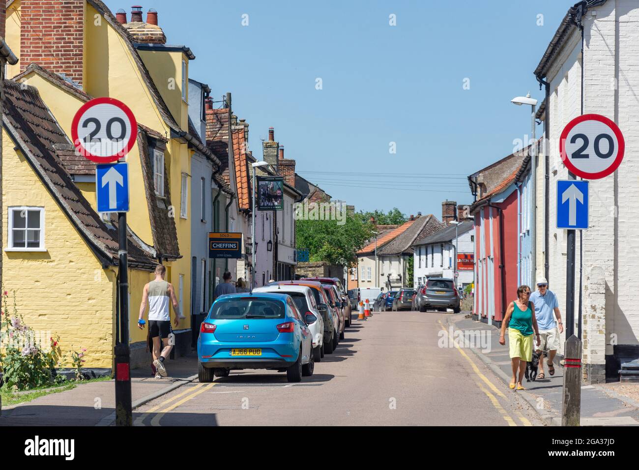 Village sign linton hi-res stock photography and images - Alamy