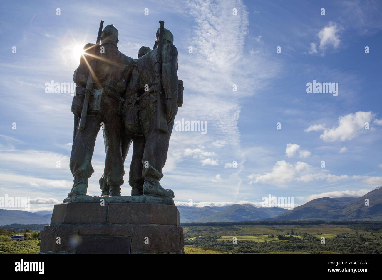 Commando Memorial in Lochaber, Scotland dedicated to World War II ...