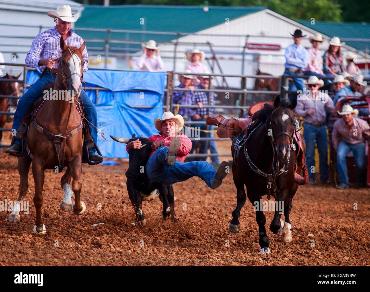 July 3, 2021; Bloomington, Indiana: Clay Milhollin of Parker City ...