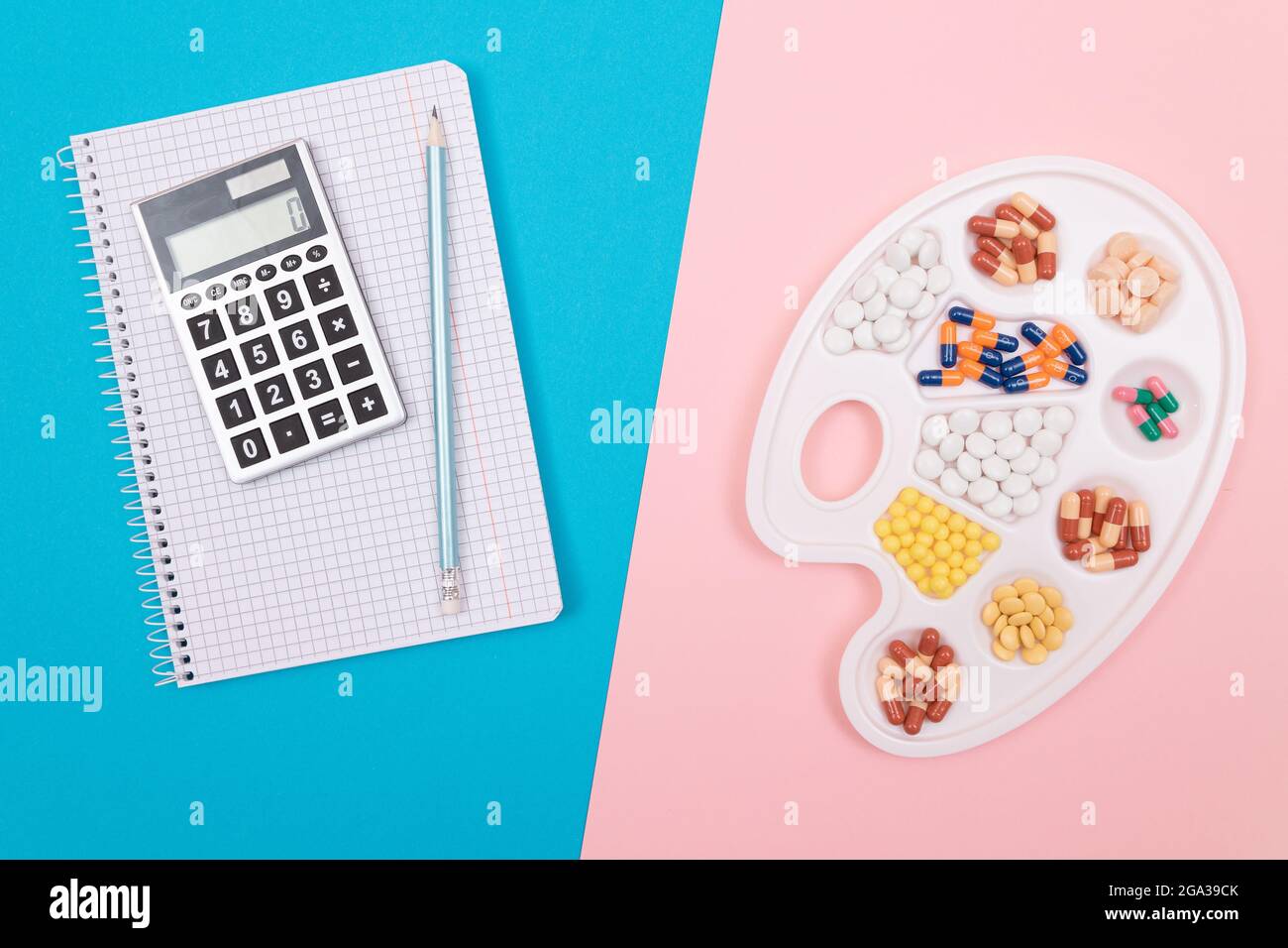 Global Pharmaceutical Industry and Treatment Costs - Different Colored ...