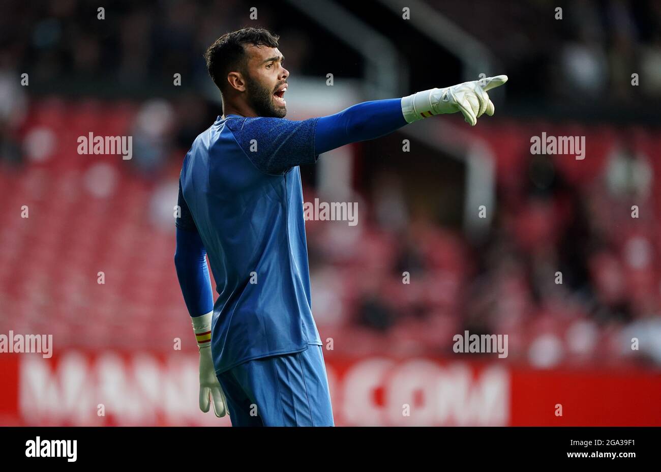 Brentford goalkeeper David Raya Martin during the pre-season friendly ...