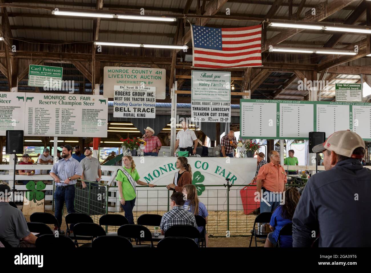 July 3, 2021; Bloomington, Indiana: 4H animals are auctioned Saturday ...
