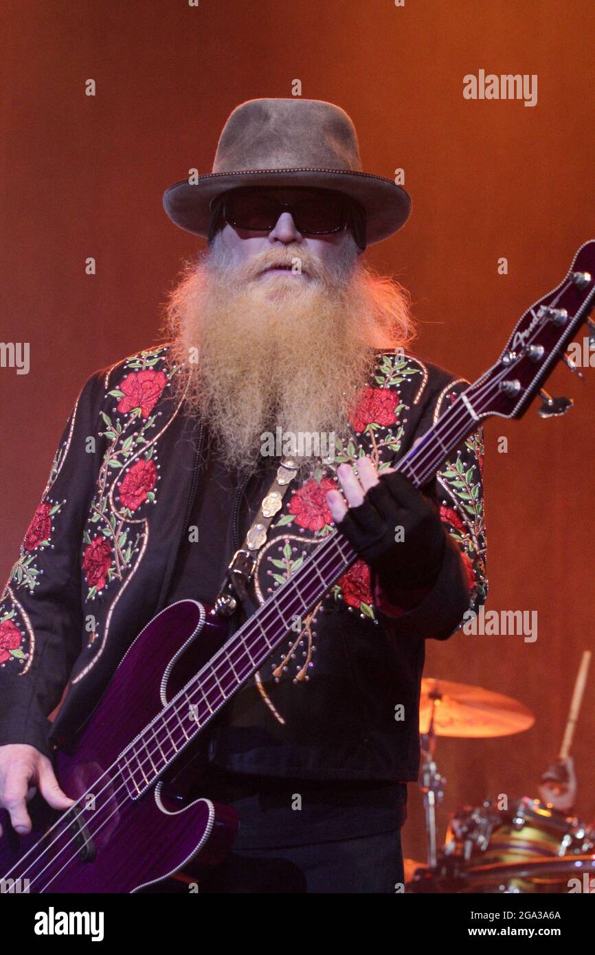 Dusty Hill from ZZ TOP performs at The Hard Rock Live at the Seminole ...