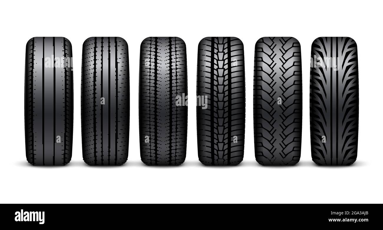Car tire wheel isolated illustration. Car tyre rubber 3d icon rim sport ...