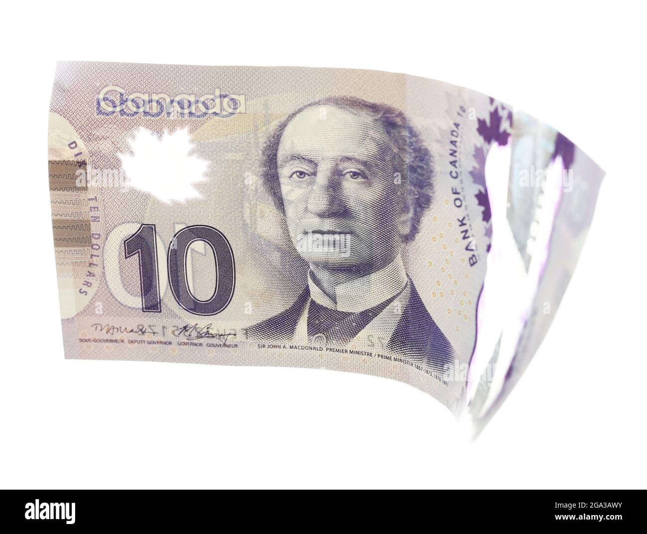 Canadian 10 Dollar Bill High Resolution Stock Photography and Images ...