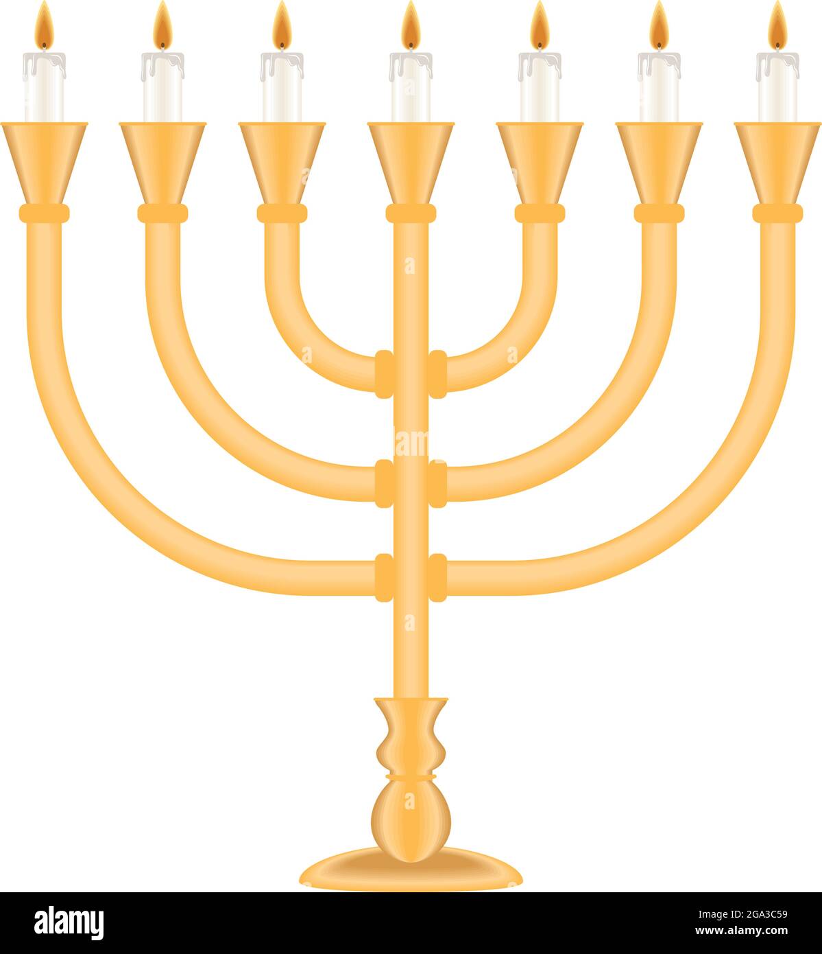 candles in golden chandelier icon Stock Vector Image & Art - Alamy