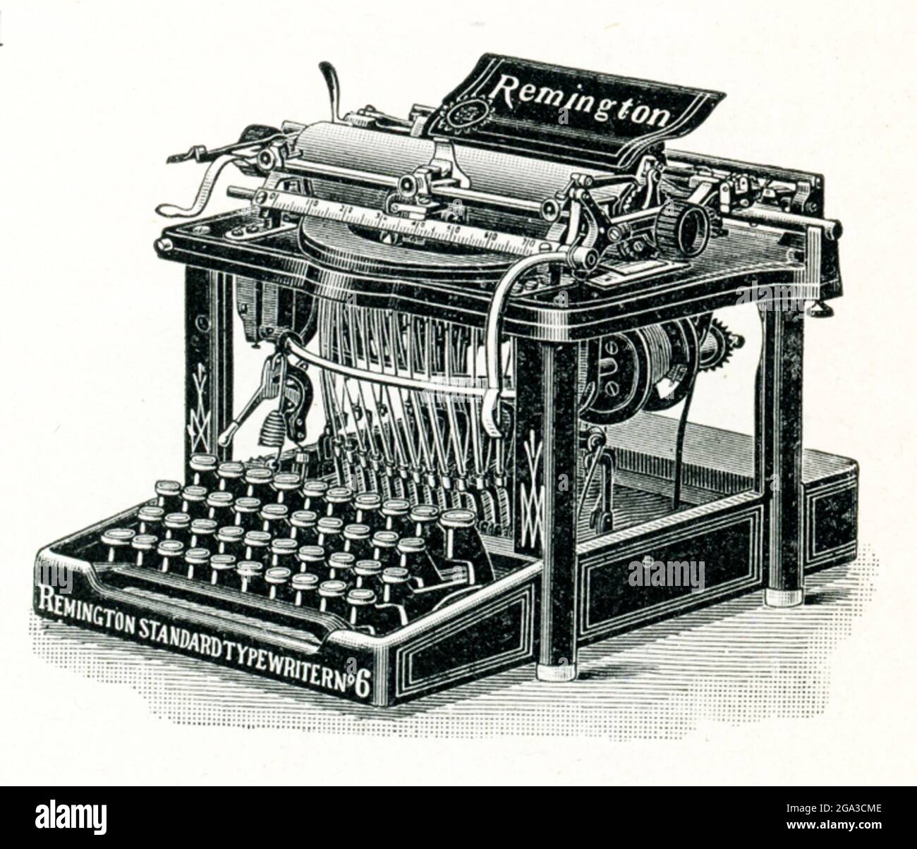 This Remington Standard Model Number 6 typewriter was manufactured by ...