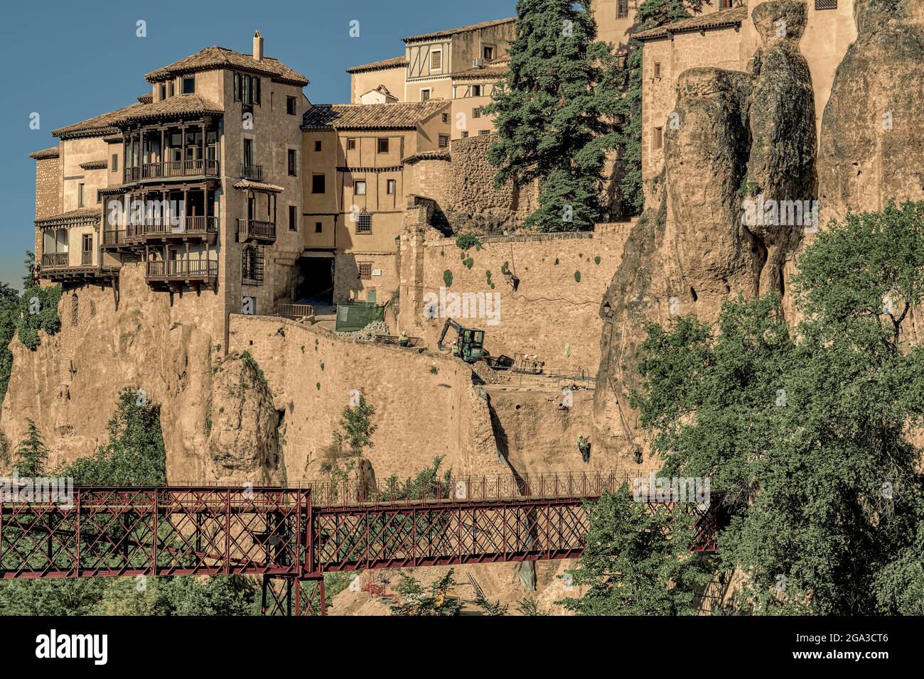 Casa Colgada or Hanging Houses, now housing the Museum of Spanish ...