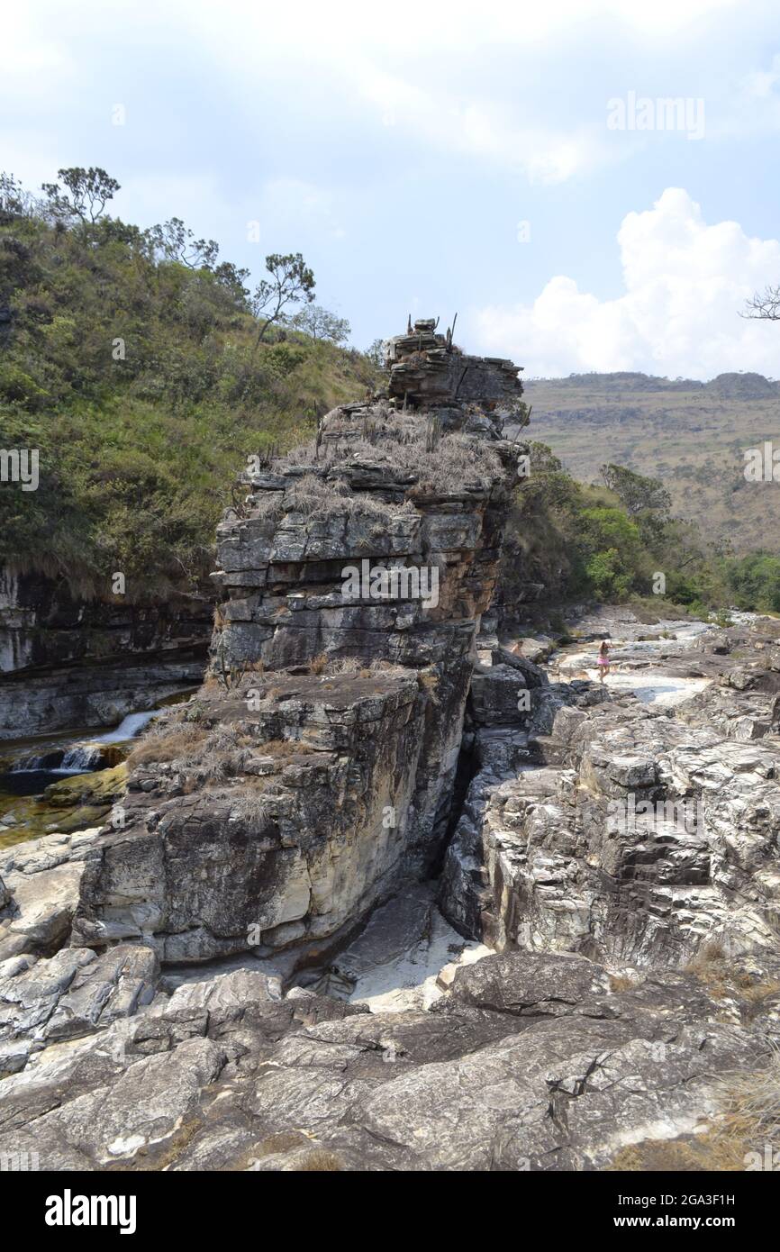 Rock formation in Capitolio - Brazil Stock Photo - Alamy