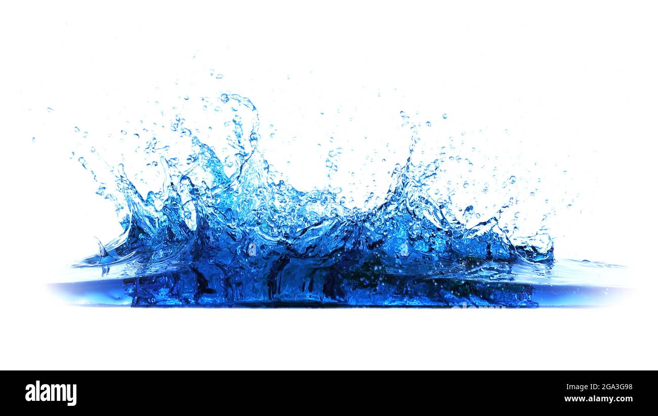 Water splash on light background Stock Photo - Alamy