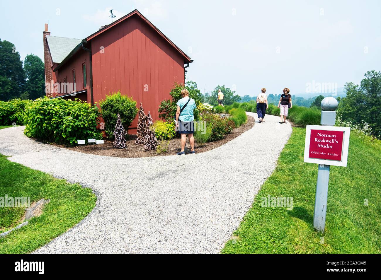 Norman Rockwell studio at Norman Rockwell Museum in Stockbridge ...