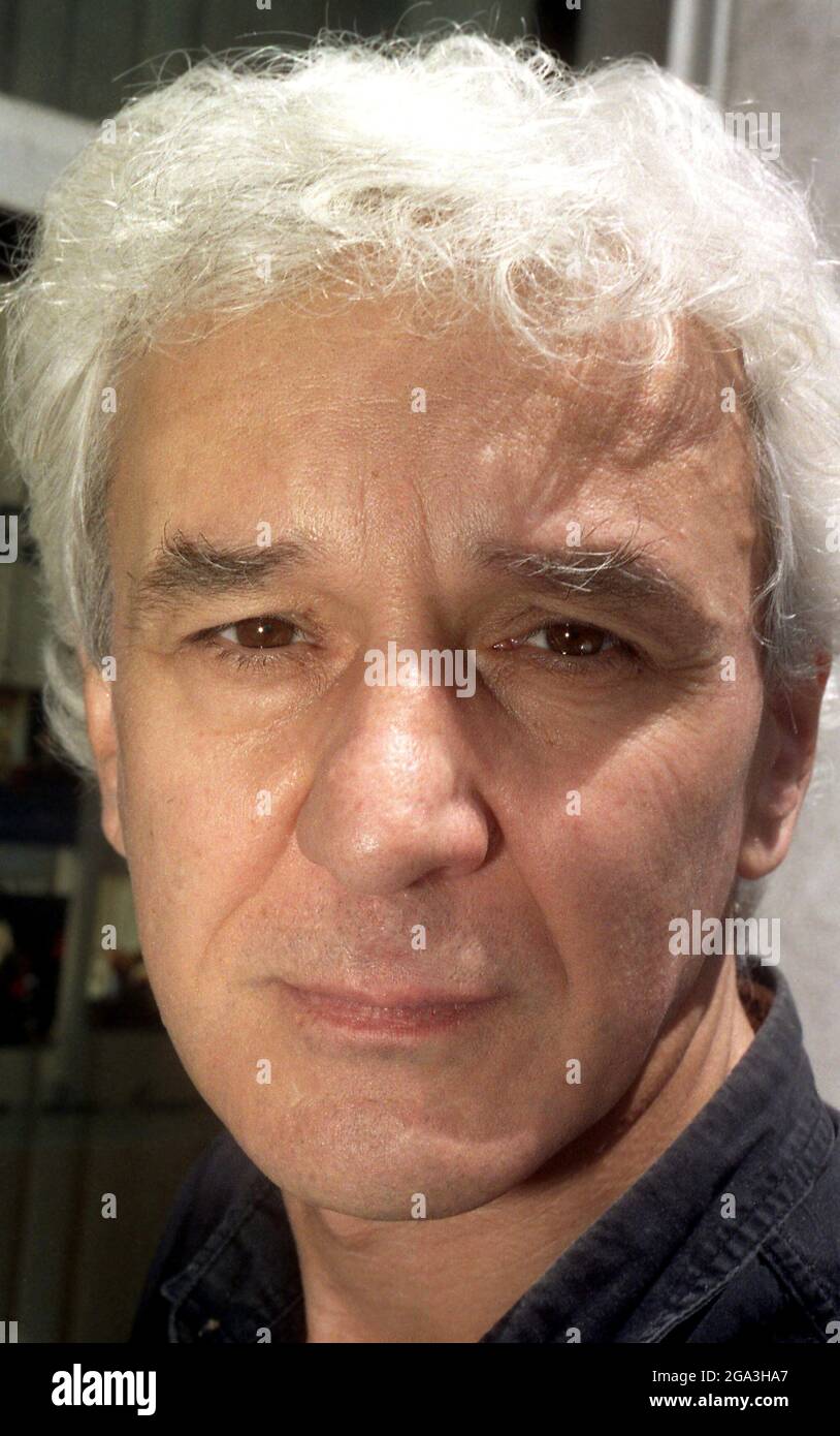 Portrait of the Romanian actor Dan Condurache, approx. 1999 Stock Photo ...