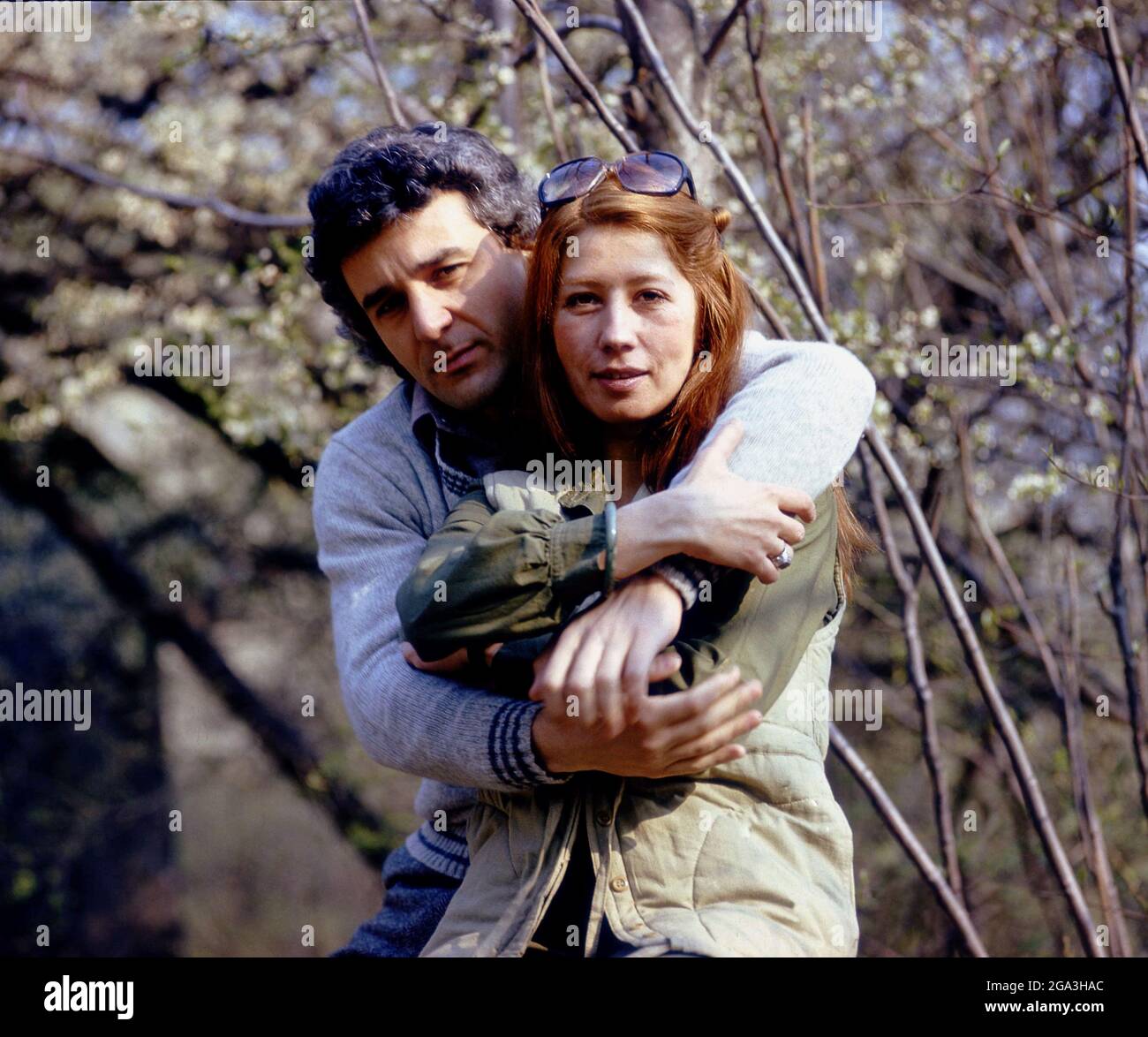 Romanian actors Carmen Galin & Dan Condurache,1981 Stock Photo - Alamy