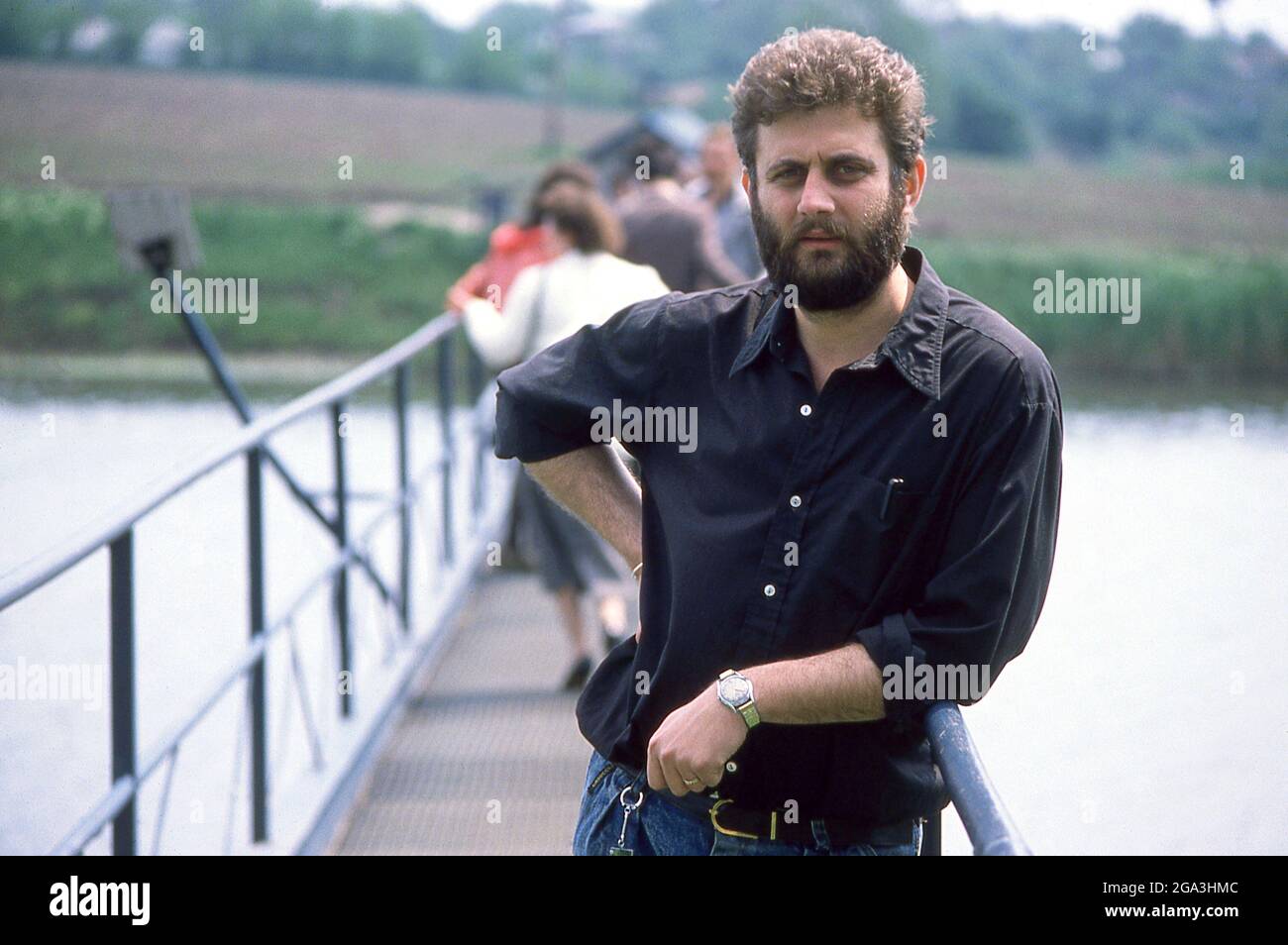 The Romanian film director Dominic Dembinski, 1990 Stock Photo - Alamy