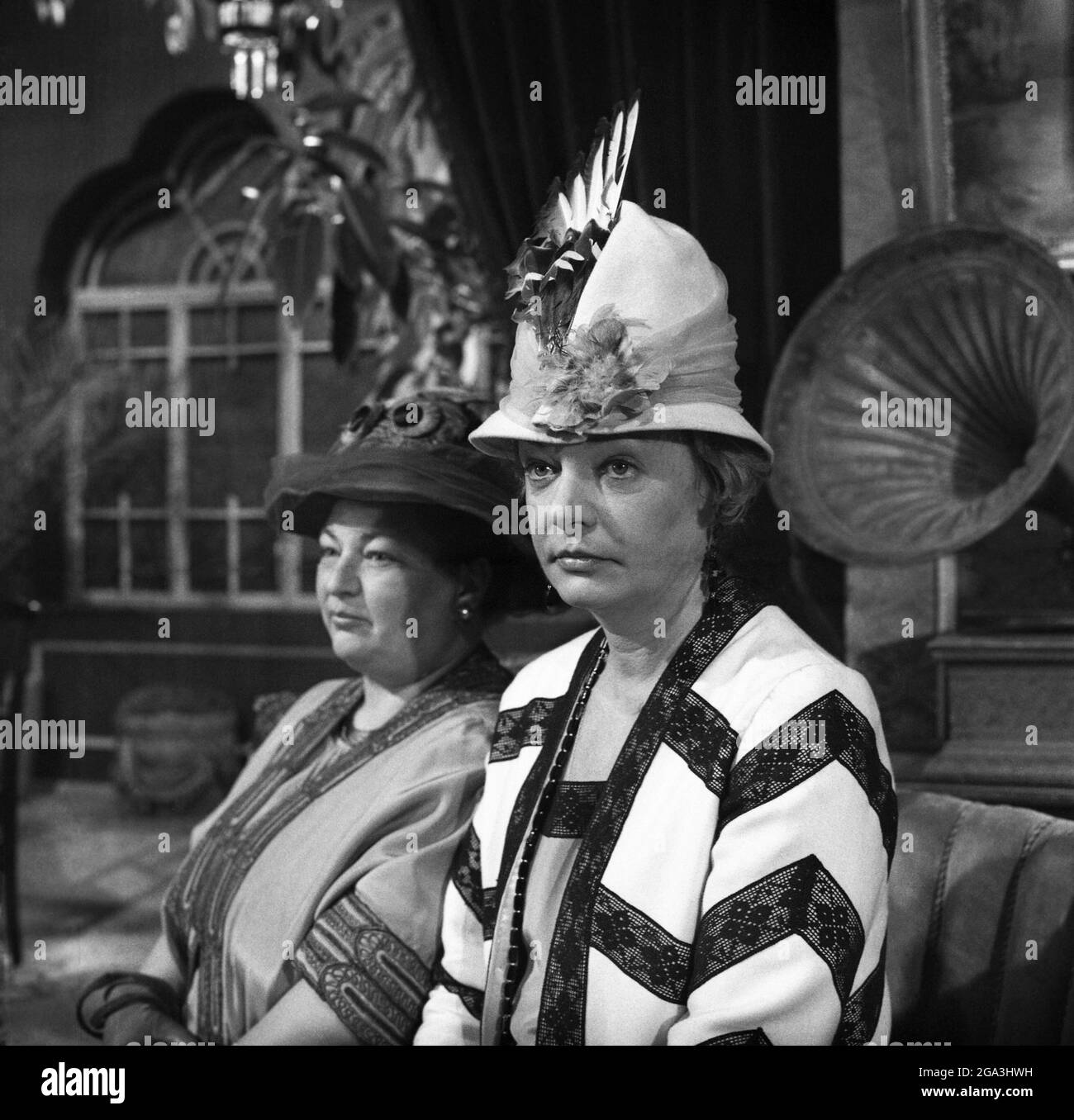 Romanian actresses Draga Olteanu Matei & Ileana Stana Ionescu in the ...