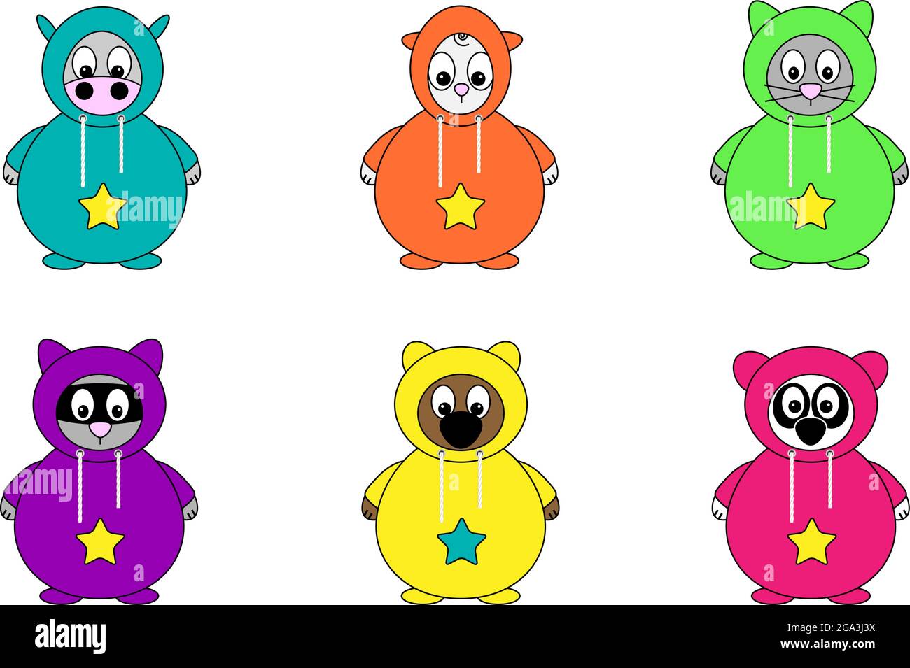 Snug animals Cut Out Stock Images & Pictures - Alamy