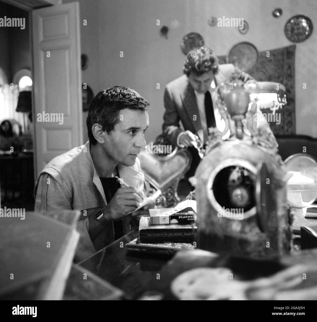 The Romanian actor Dan Condurache during the shooting of the movie ...