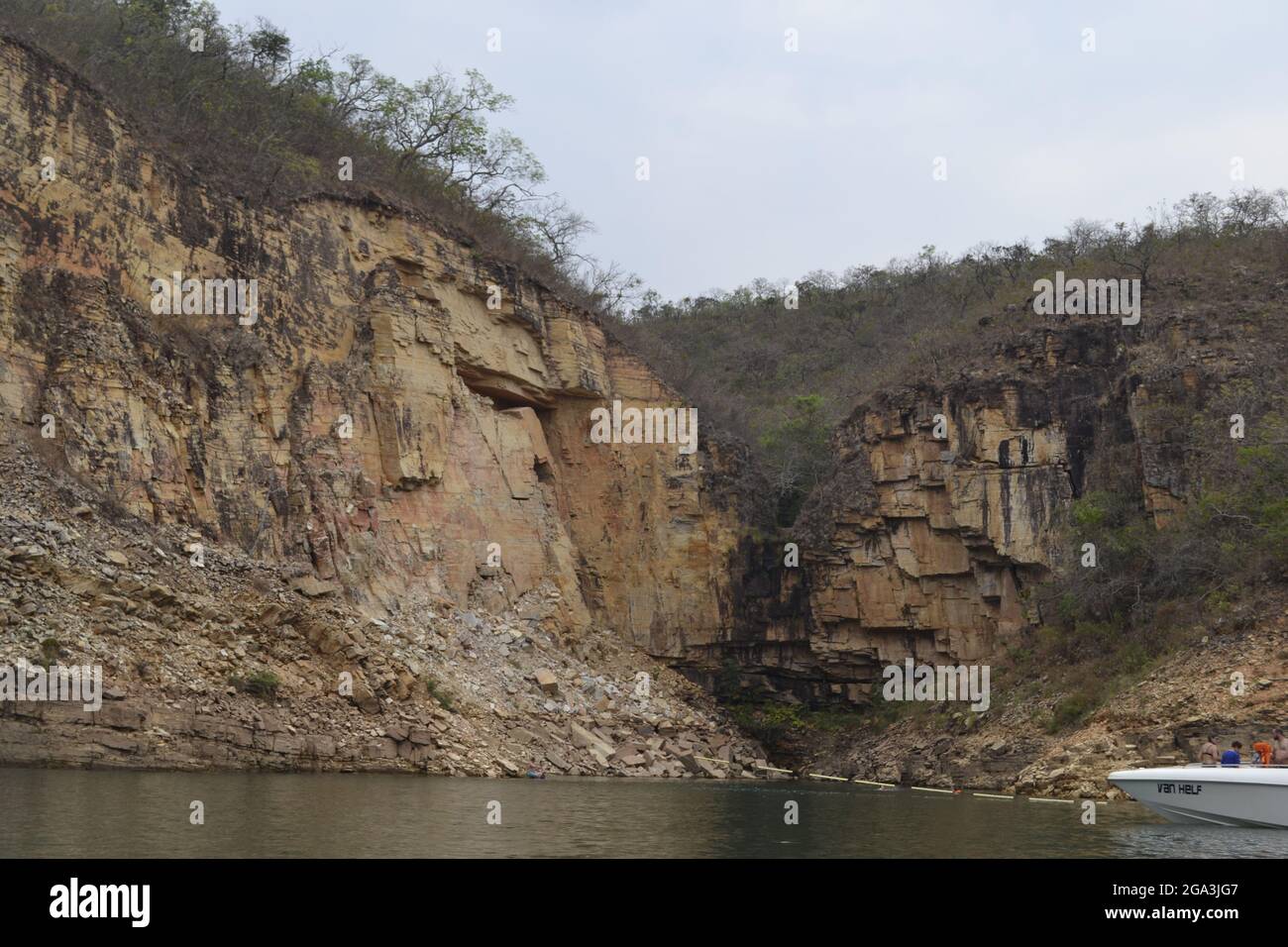 Rock formation in Capitolio - Brazil Stock Photo - Alamy