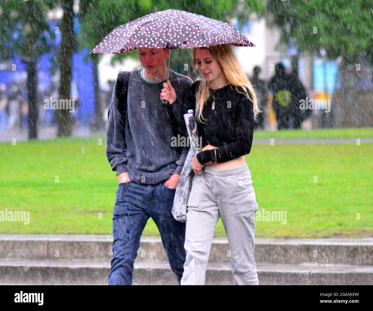 Manchester rain city hi-res stock photography and images - Alamy
