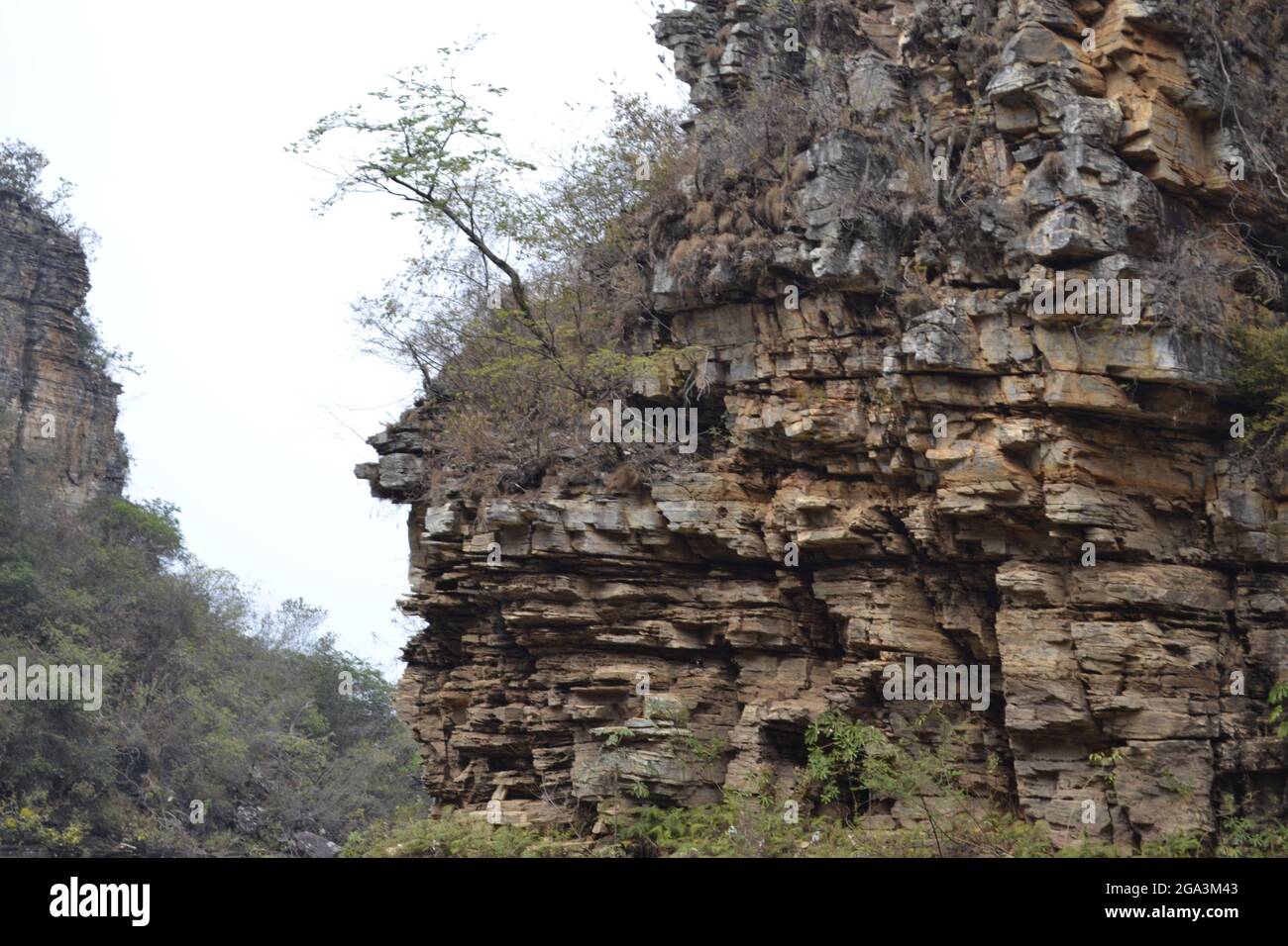 Rock formation in Capitolio - Brazil Stock Photo - Alamy