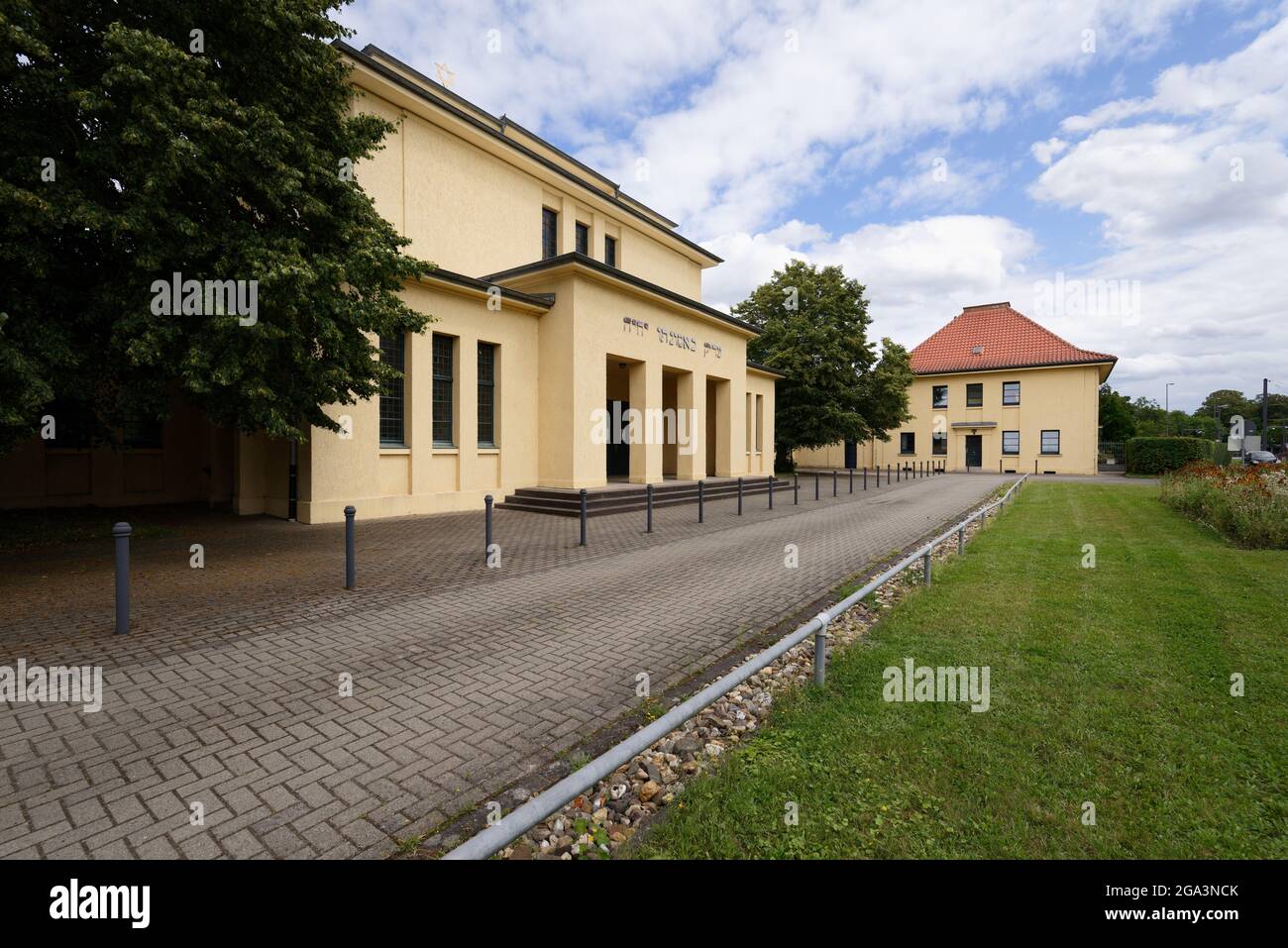 Cologne, Germany - July 28, 2021: Entrance and mourning hall of the ...