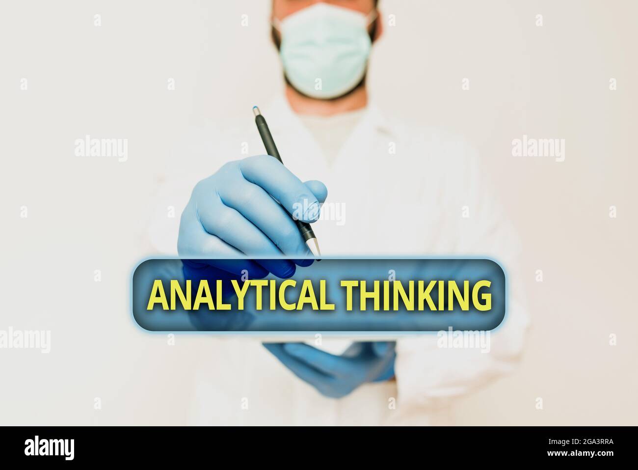 Text sign showing Analytical Thinking. Word Written on break down ...