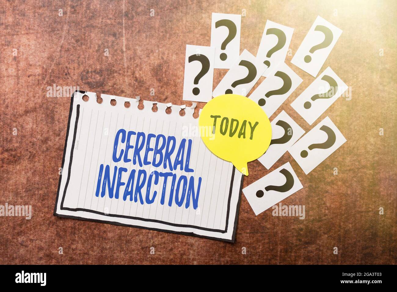 Conceptual display Cerebral Infarction. Concept meaning focal brain ...