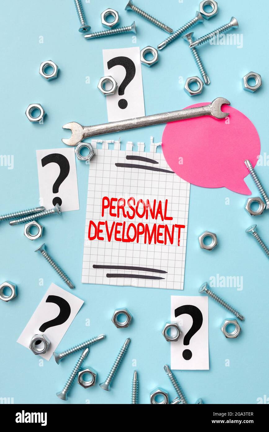 Writing Displaying Text Personal Development Business Overview Process