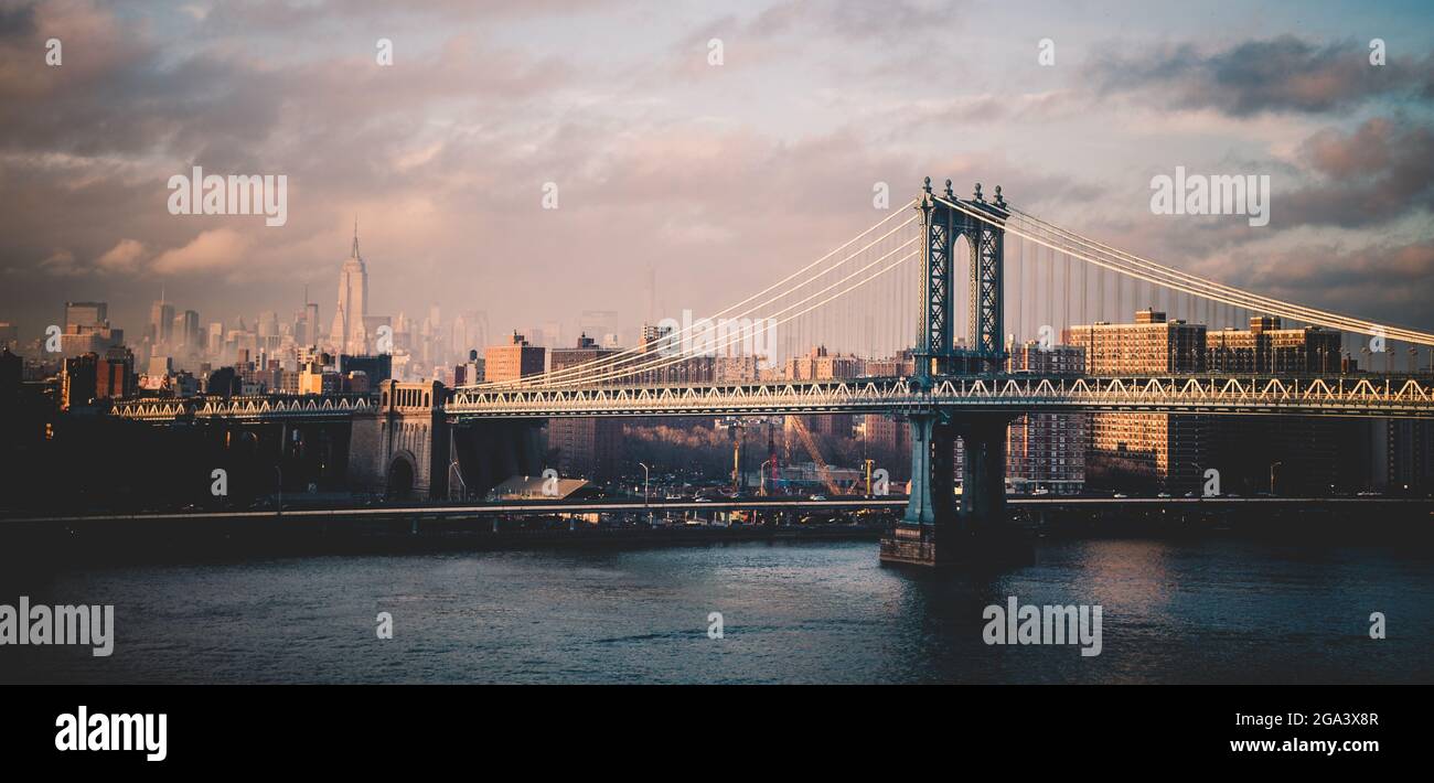 View of Williamsburg Bridge in New York City Stock Photo - Alamy