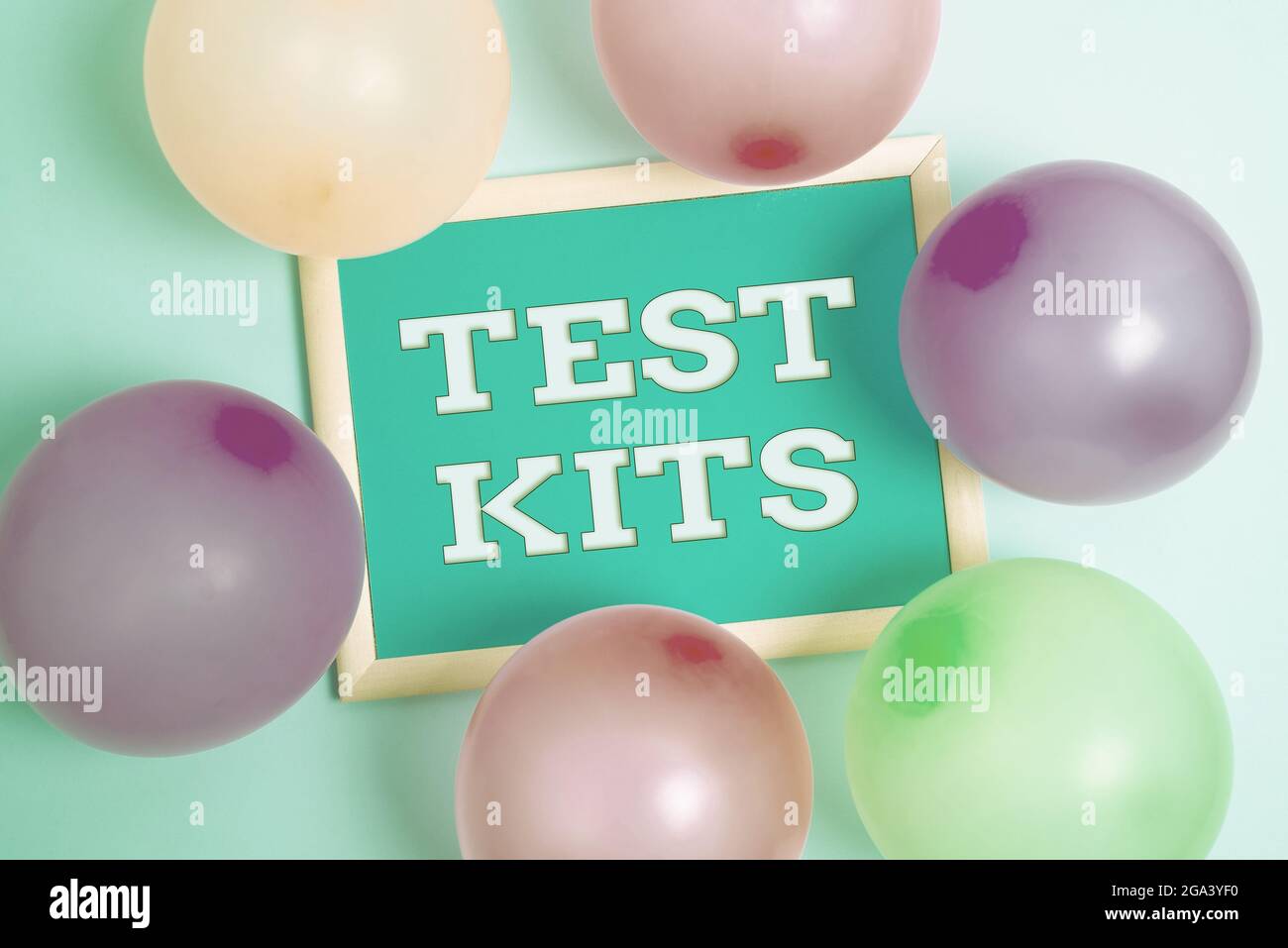 Text sign showing Test Kits. Business idea tools used to detect the ...