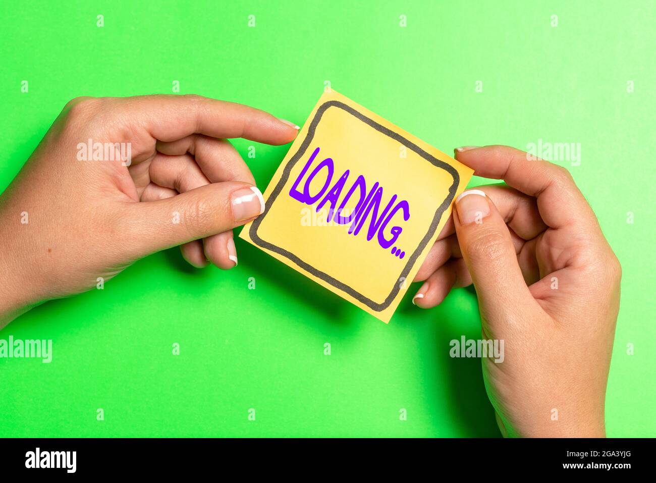 Writing displaying text Loading.... Conceptual photo applying an extra ...