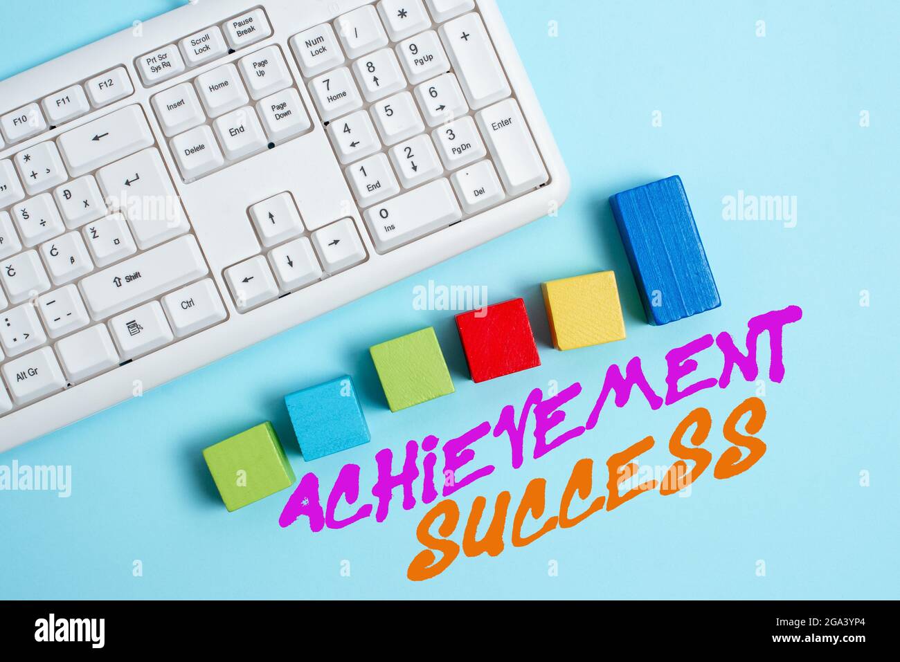 Inspiration showing sign Achievement Success. Business approach status ...