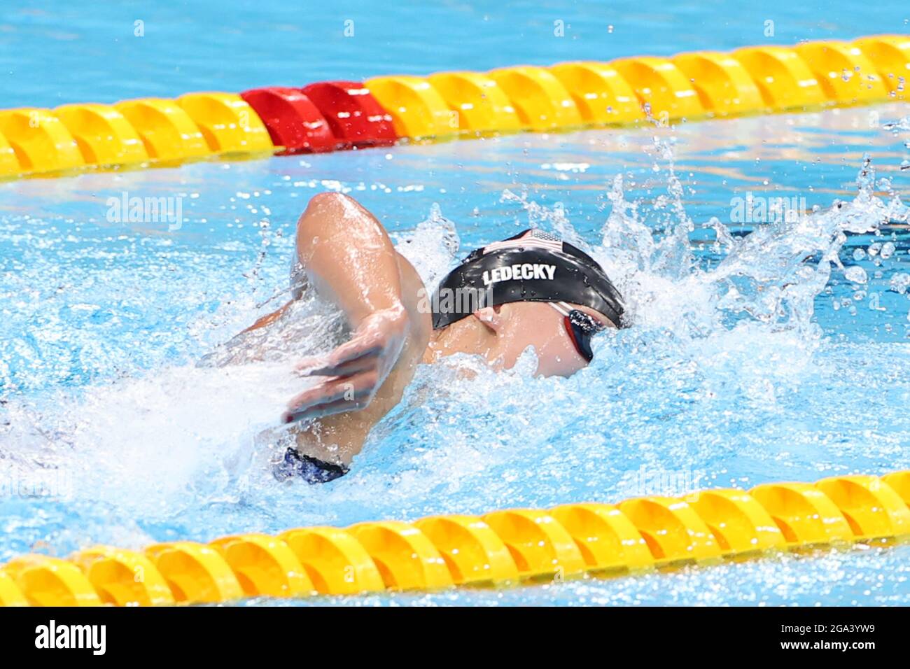 Tokyo, Japan. 28th July, 2021. LEDECKY Kathleen (USA) Swimming : Women ...