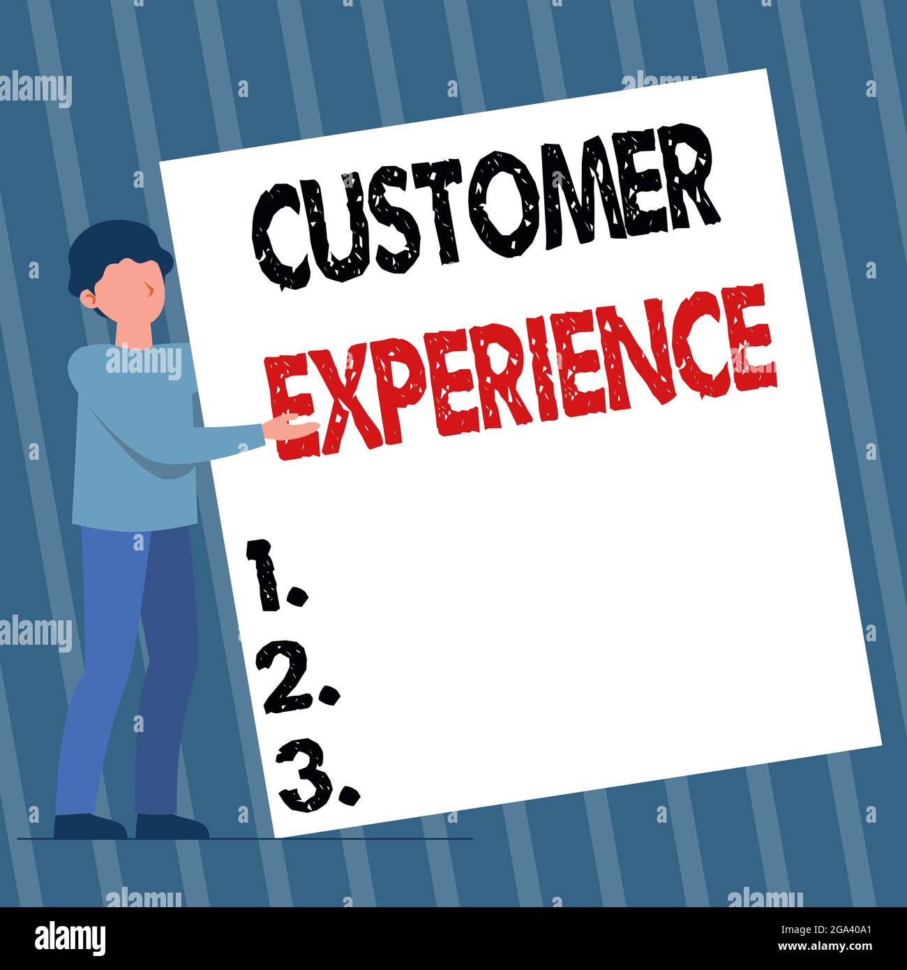 Inspiration Showing Sign Customer Experience Concept Meaning Product Of An Interaction Between
