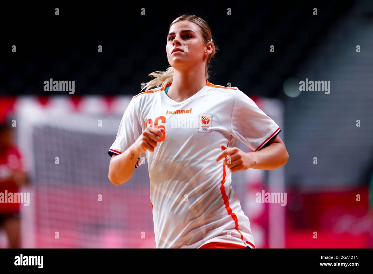 TOKYO, JAPAN - July 29: Angela Malestein of the Netherlands during the ...