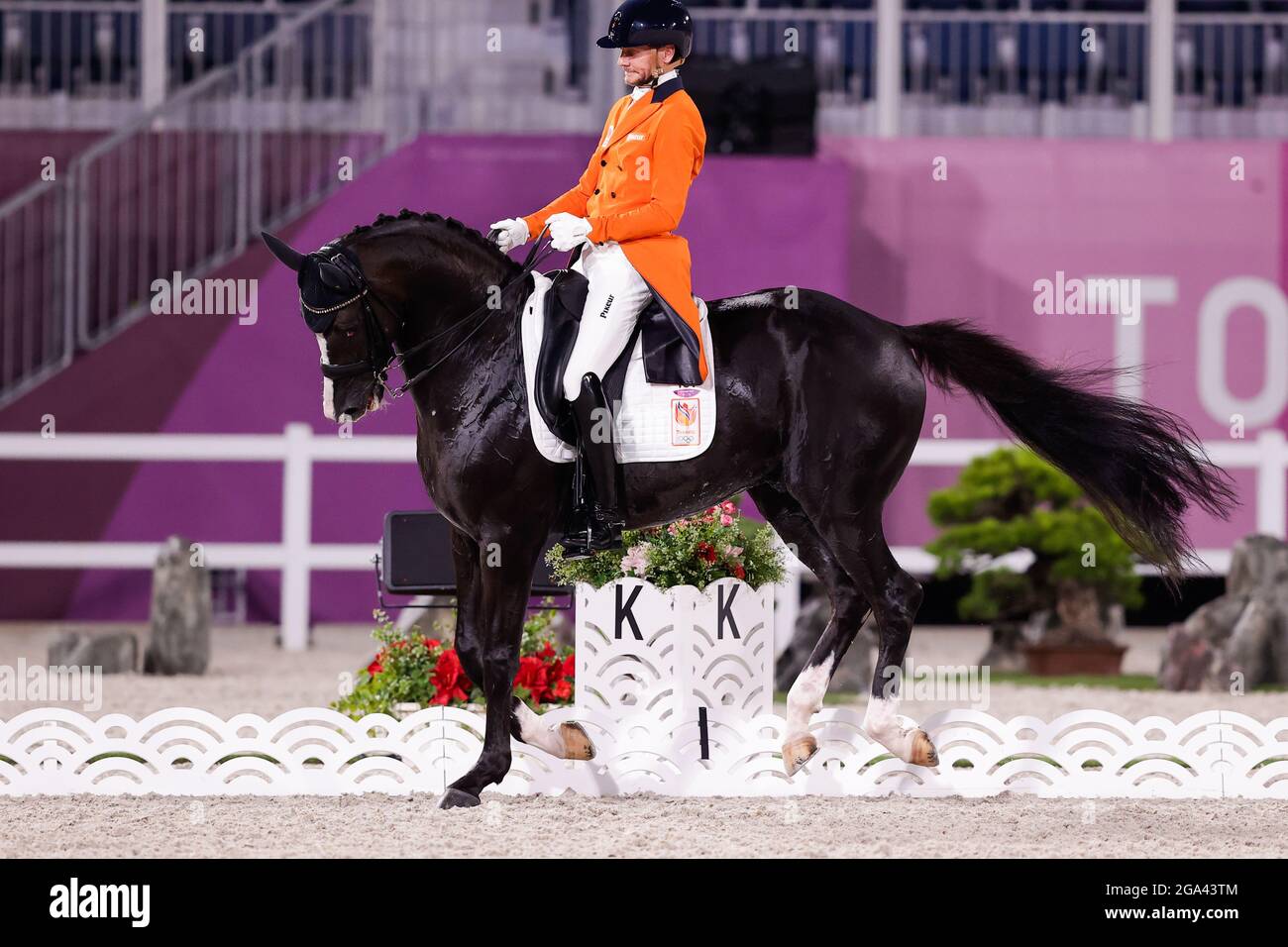 TOKYO, JAPAN - JULY 28: Edward Gal of The Netherlands competing on ...