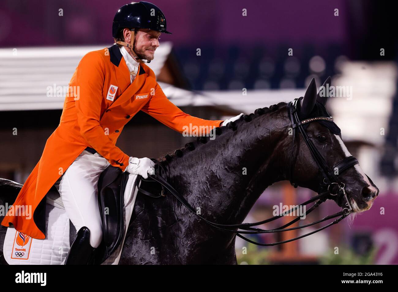 TOKYO, JAPAN - JULY 28: Edward Gal of The Netherlands competing on ...