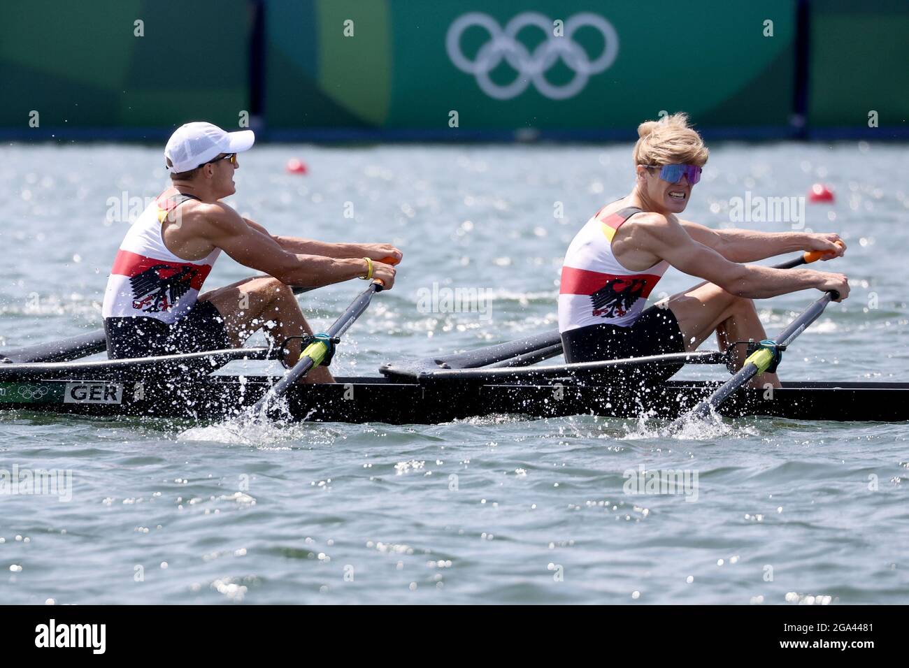 Tokio, Japan. 29th July, 2021. Rowing: Olympics, Lgw. double sculls ...
